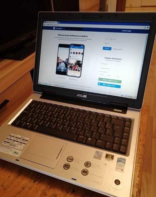 Ноутбук asus A8J