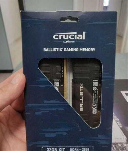 Crucial Ballistix Black 32GB DDR4