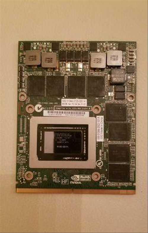 Видеокарта mxm Geforce Quadro 4000m