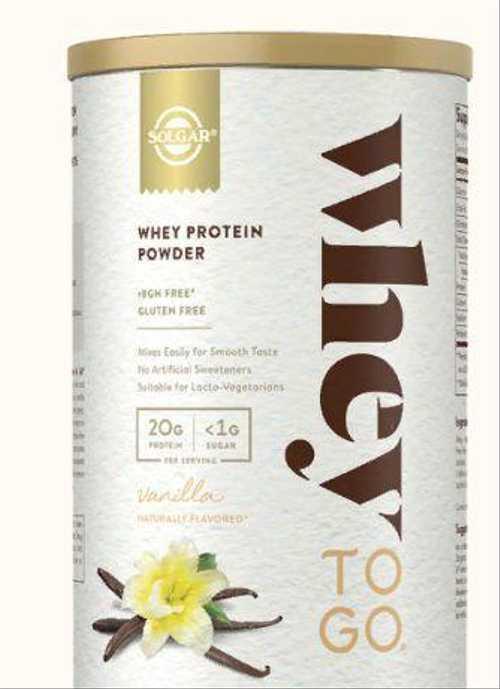 Протеин Solgar, Whey Protein Powder, Vanilla