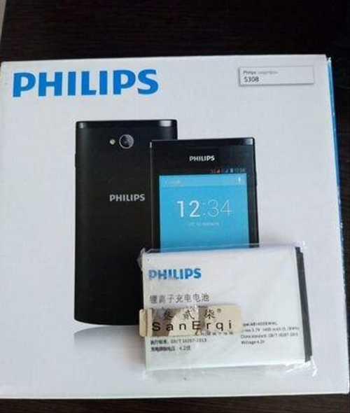 Аккумуляторная батарея для Philips S308 AB1400bwml