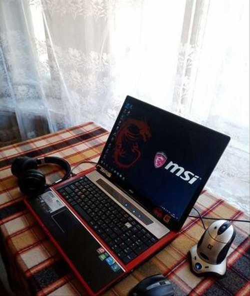 Игровой ноутбук msi gx 740
