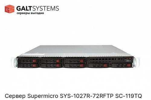 Сервер Supermicro SYS-1027R-72rftp SC-119TQ 1xE5-2