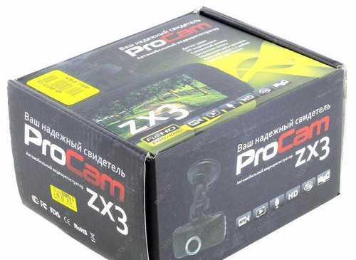 Видеорегистратор Procam zx3 (fullhd/2.7"/140 граду