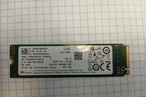 SSD M.2 Hynix PCI-E x4 512Gb HFM512gdjtni-82A0A