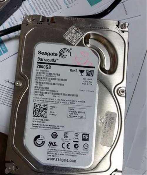 Seagate Barracuda 2000GB, жесткий диск