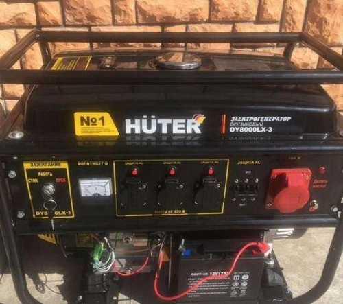 Генератор бензиновый Huter 6.5 кВт 3-фазный