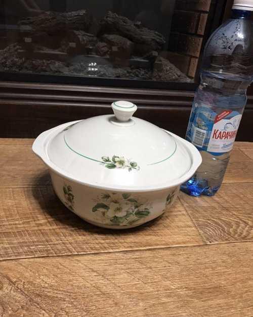Кастрюля, фарфоровая супница