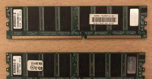 Transcend DDR PC3200 1gb (2x512mb)