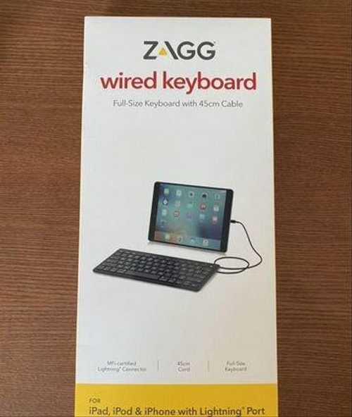 Универсальная клавиатура zagg Universal Wired Ligh