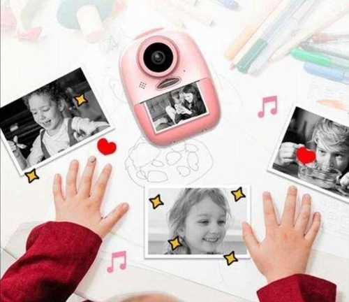 Детская цифровая фото-видеокамера с мгновенной печ