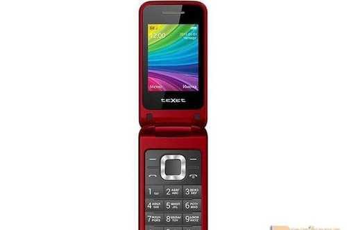 Сотовый телефон teXet TM-204 витринный 2SIM, красн