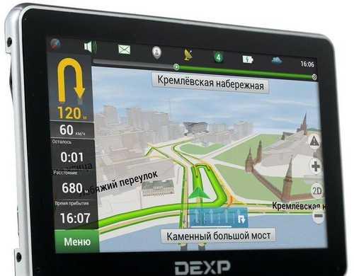 GPS-навигатор Дексп-5.0, Navitel-N500 и Lexand-5.0