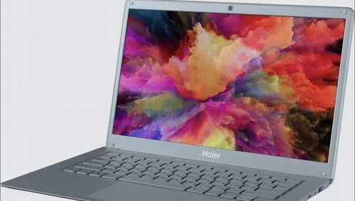 Новый серебристый ноутбук Haier A1410EM