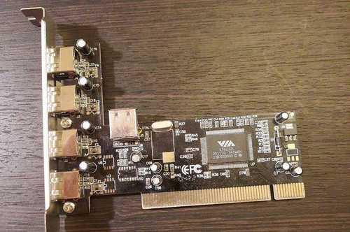 PCI USB контроллер 5 портов