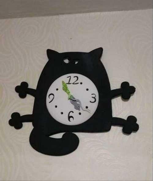 Часы настенные "Кот"