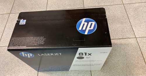 Картридж HP CF281X черный увеличенный, № 81X