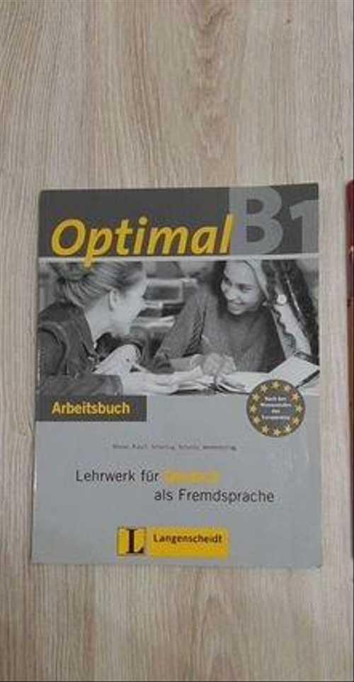 Учебник+тетрадь Optimal B1 Lehrbuch, Arbeitsbuch