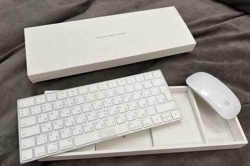 Клавиатура Apple wireless keyboard + Magic Mouse 2