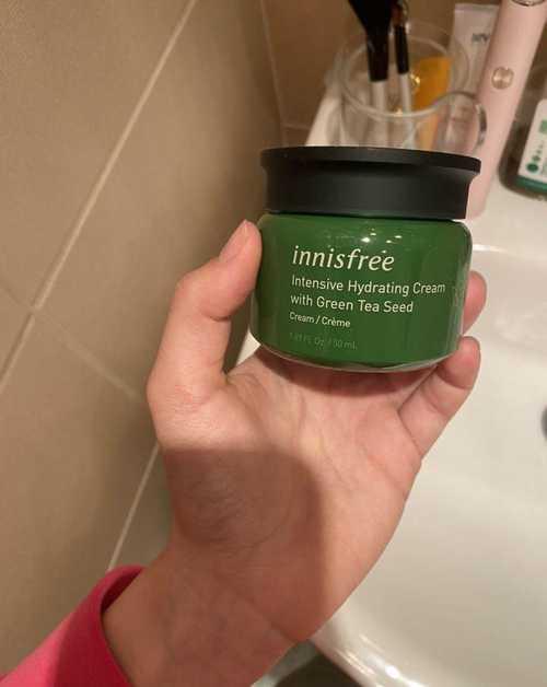 Крем Innisfree intensive hydrating cream green tea
