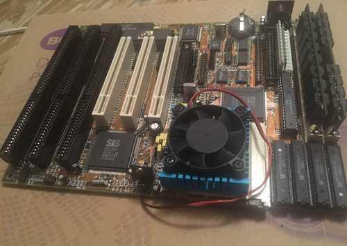 Комплект 486 с pci + 64mb simm