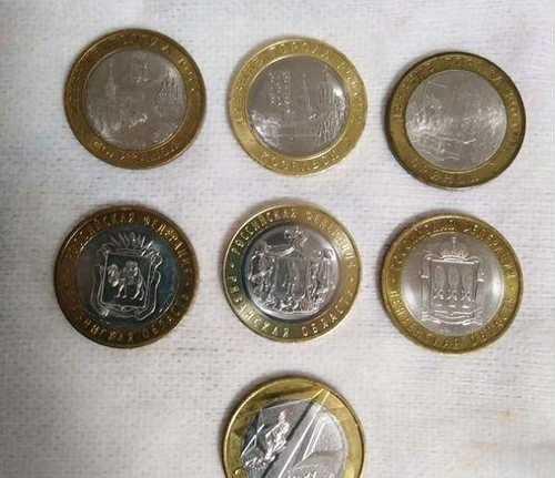 Обмен юбилейных 10р монет