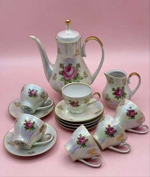 Кофейный сервиз Kahla, Роза