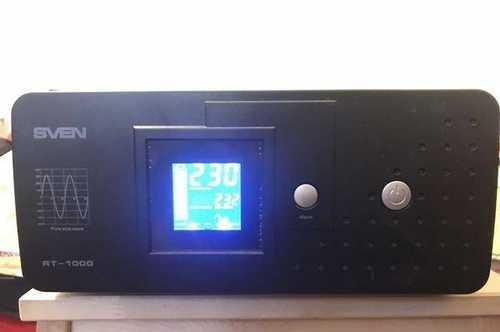 Ибп Sven RT-1000 с внешним аккумулятором SV121000