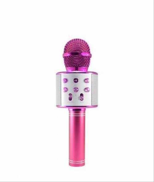 Караоке микрофон Wster WS-858 Розовый