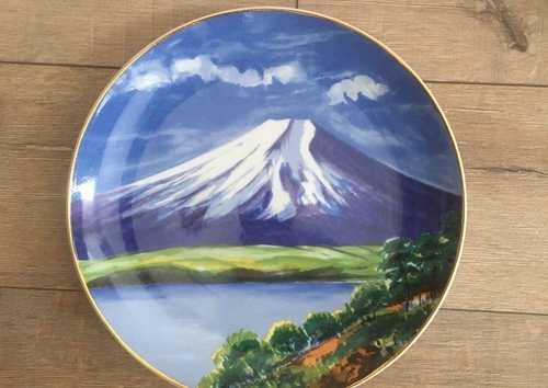 Тарелка фарфор декоративная 31см Япония 1977г