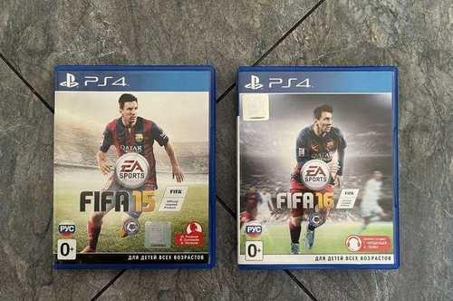 Игры FIFA15 и FIFA16 для PS4