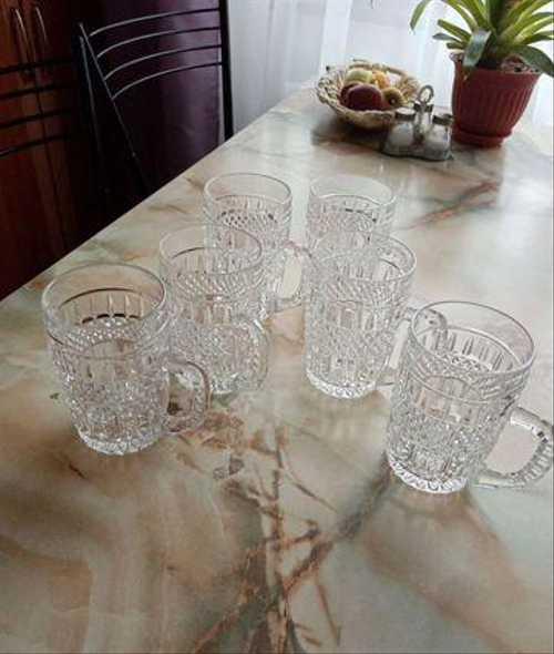 Хрустальные кружки пивные новые 350 ml