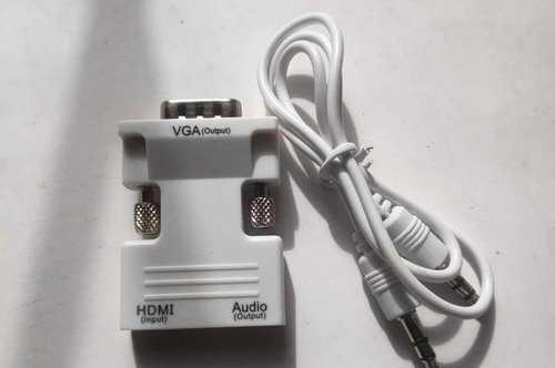 Переходник hdmi vga со звуком