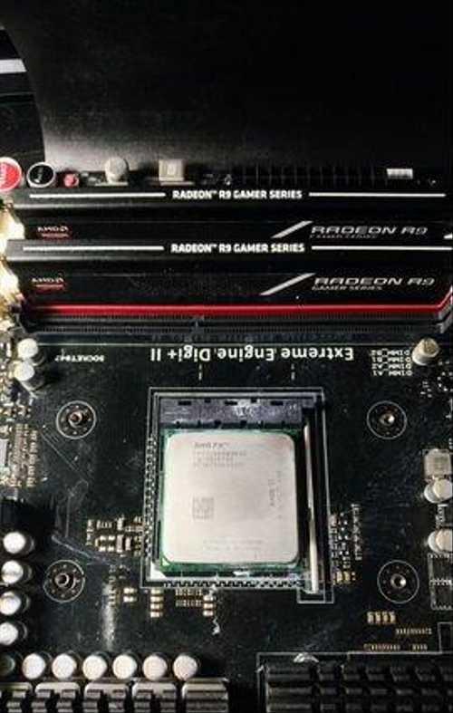 AMD FX 9370 4,7 ггц + AMD dimm DDR3 2х8 Гб 2400 мг