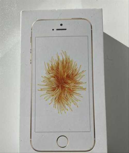 Телефон iPhone Se gold 128гб