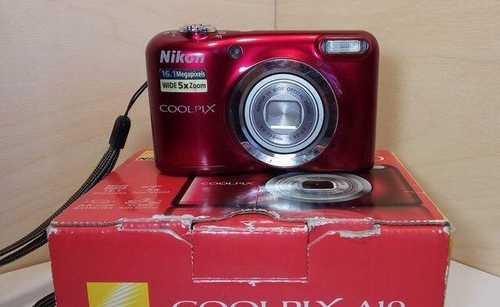 Фотокамеры Nicon CoolPix A10, Sony DSC-W120
