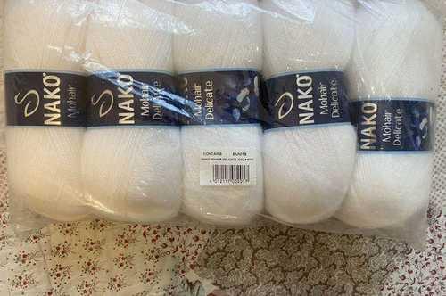 Нитки пряжа nako Mohair Delicate col #6101