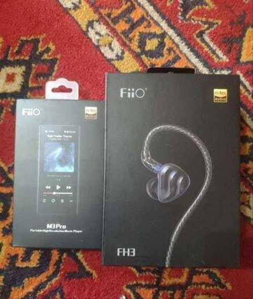 Плеер FiiO M3 Pro + наушники FiiO FH3