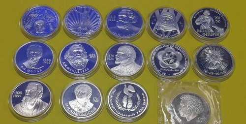 Набор юбилейных монет СССР 1981-1986 гг. Староделы