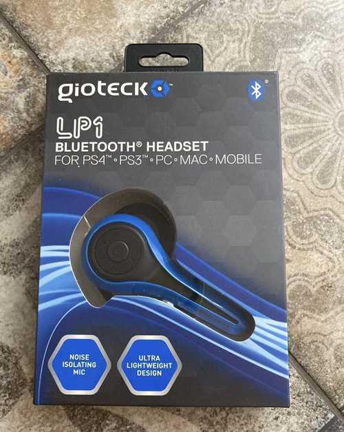 Гарнитура Gioteck Blue LP-1 Bluetooth Chat Headset