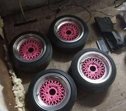 BBS Mahle R14 + Yokohama 165/55