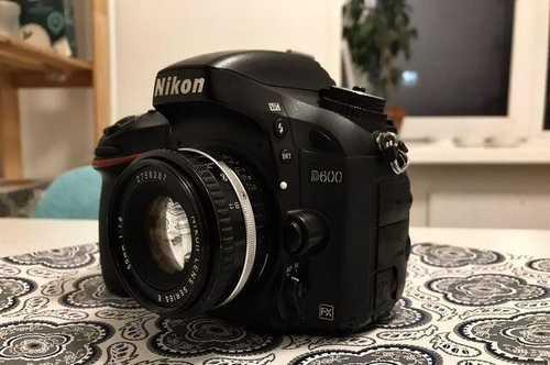 Фотоаппарат nikon D600 full-frame