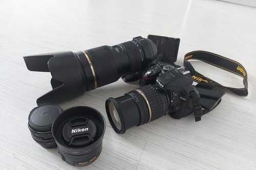 Зеркальный фотоаппарат nikon D5300 и линзы к нему