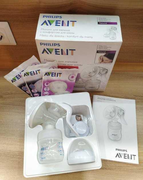 Молокоотсос Avent Natural ручной