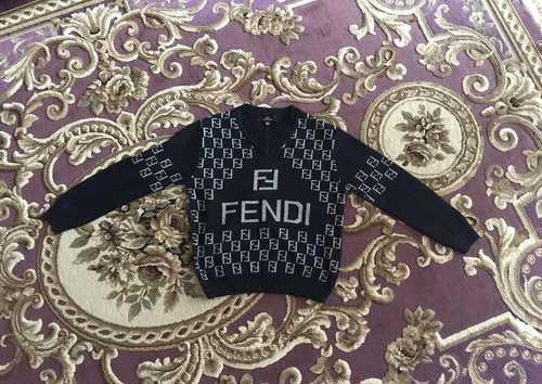 Пуловер детский fendi темно синий