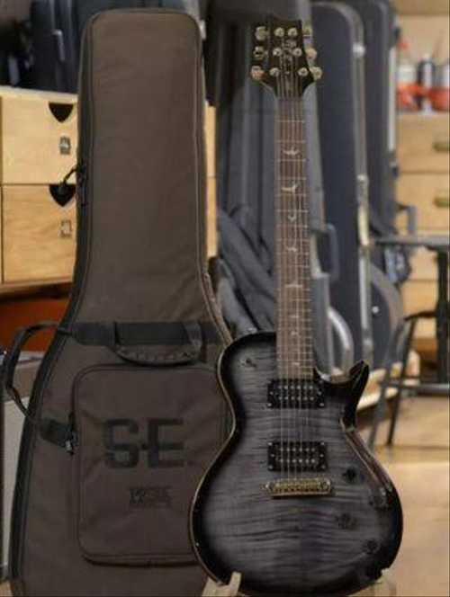 PRS SE 245 charcoal burst, с чехлом