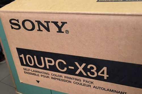 Фотобумага 10UPC-X34 3.5" x 4" 10 Pack for Sony