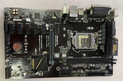 Gigabyte GA-H110-D3A сокет 1151 на 6 карт