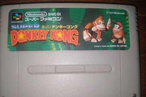 Картридж Super Famicom (snes) Donkey Kong Country