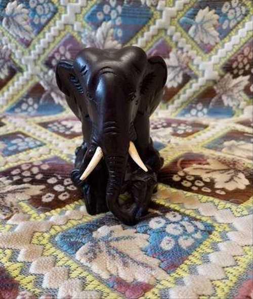 Статуэтка керамика "Слон с слонятами"